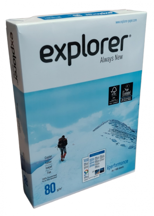 A4 papier - Explorer - blanc - 80 g/m² | CMR Shop